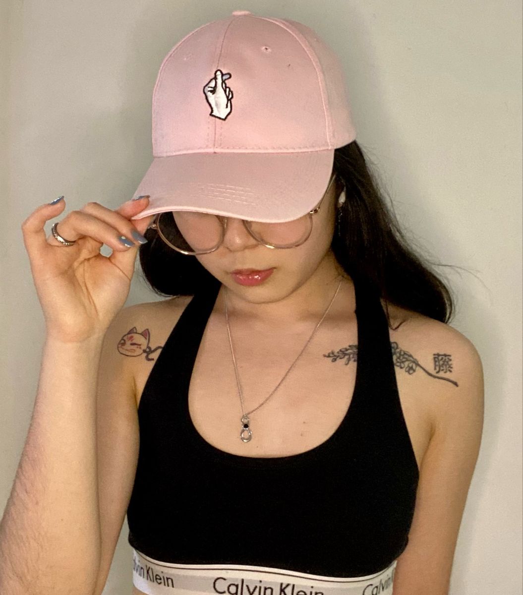 Boné Rosa Kpop Coração | Chapéu Feminino Nunca Usado 80307630 | enjoei