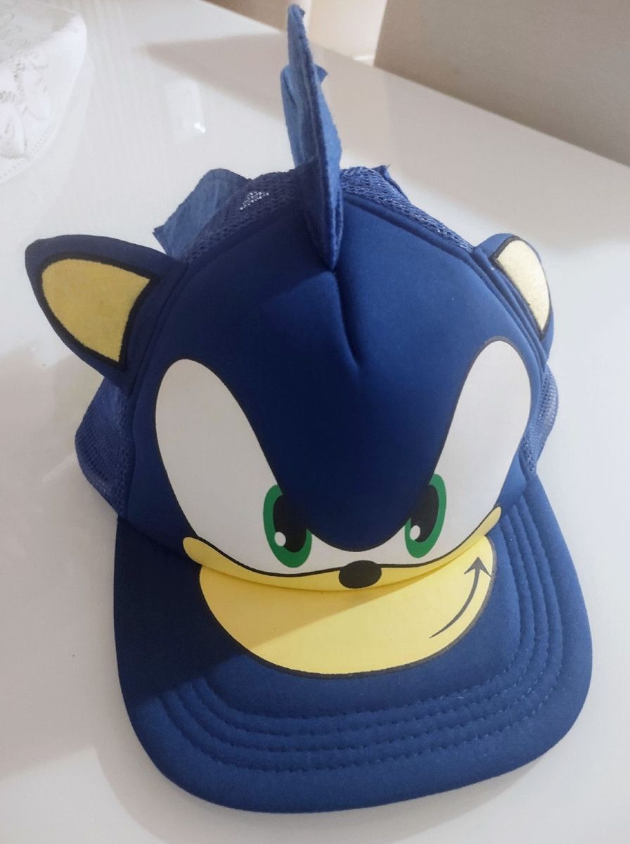 Boné Sonic | Item Infantil Sonic Usado 85178492 | enjoei