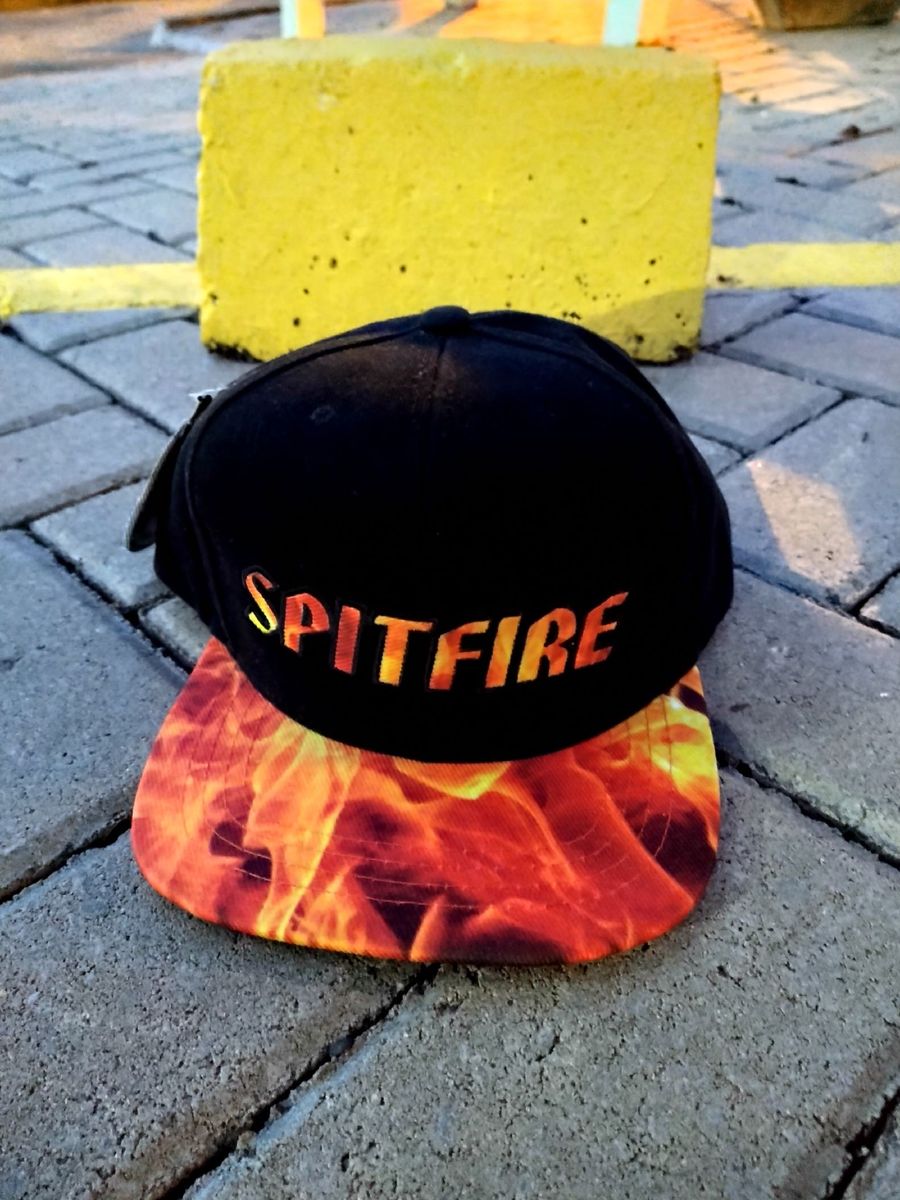 Boné Starter X Spitfire Wheels Collab Skate Aba Reta Snapback Flame ...