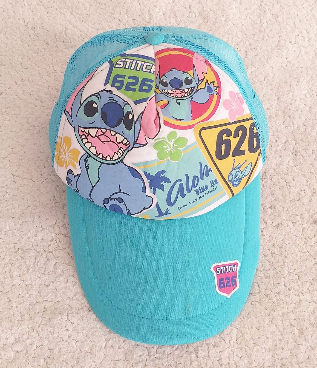 Boné Stitch Disney | Item Infantil Disney Usado 52561243 | enjoei