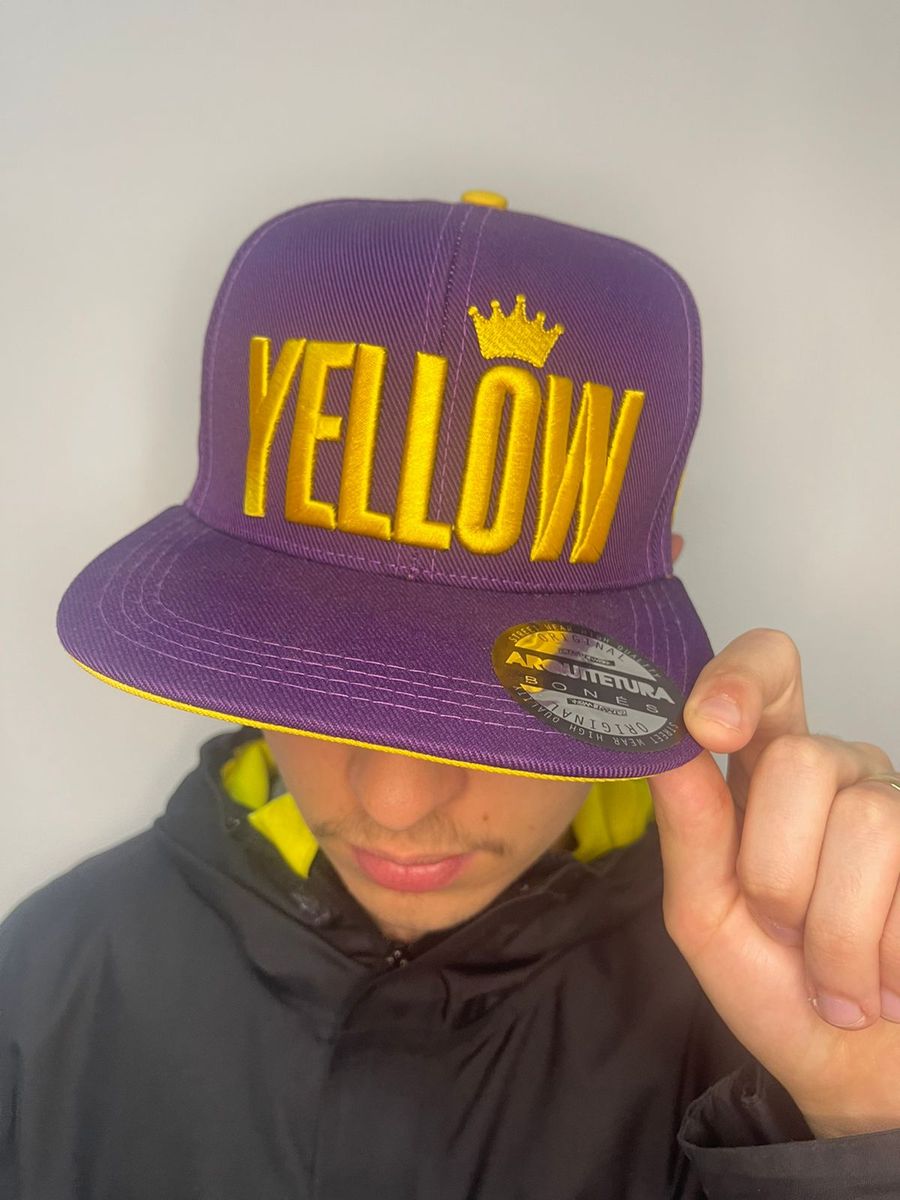 Boné Yellow Aba Reta Novo 76029330 | enjoei