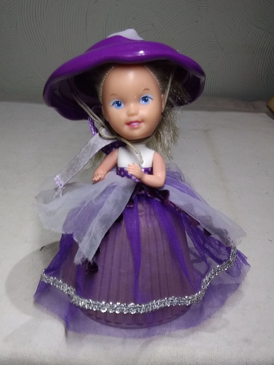 Boneca Antiga Cupcake Roxa da Estrela Colecionável Ler Descrição ...