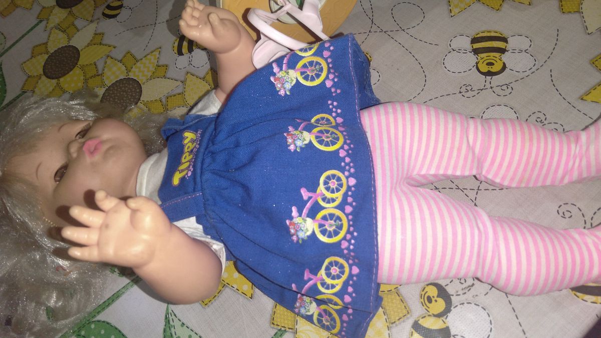 Boneca Antiga Tippy sem O Mecanismo. | Brinquedo Estrela Usado 84639423 ...