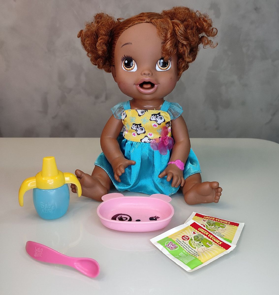 Boneca Baby Alive Hora de Comer Negra Linda | Brinquedo para Bebês ...