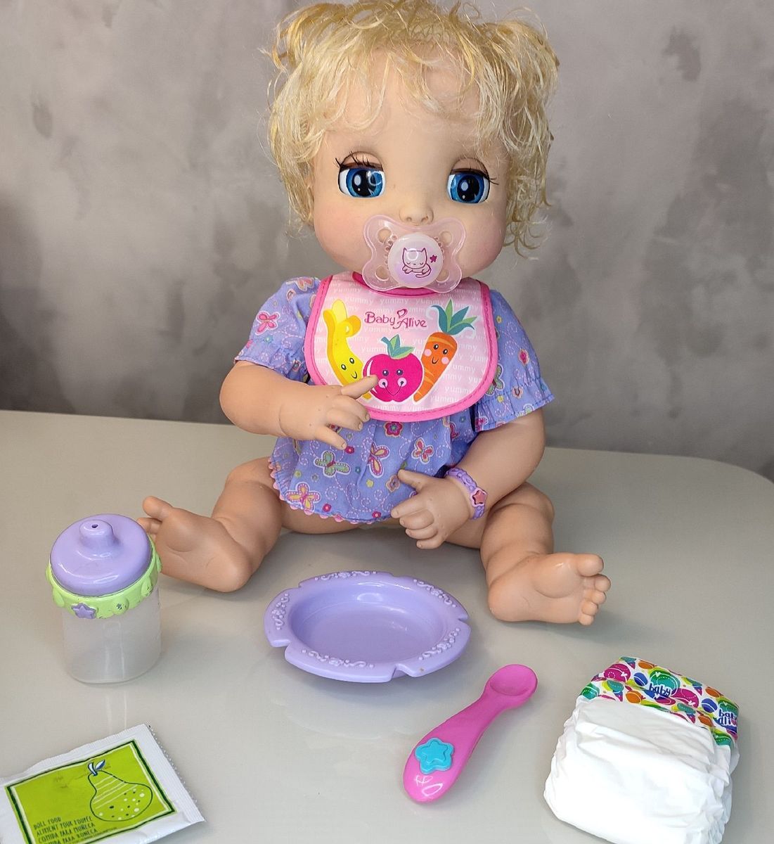 Boneca Baby Alive Linda Surpresa Português | Brinquedo Hasbro Usado ...