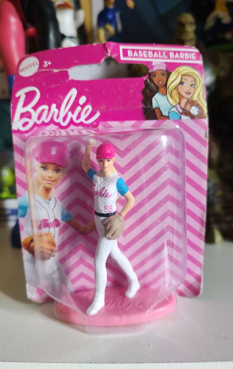 Boneca Barbie Baseball Original | Brinquedo para Bebês Mattel Nunca ...