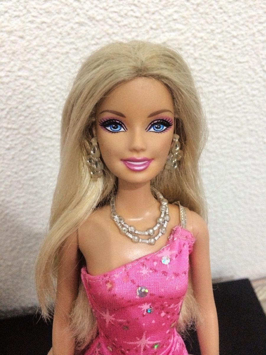 Boneca Barbie Básica Glitz Original | Brinquedo Mattel Usado 79674949 ...