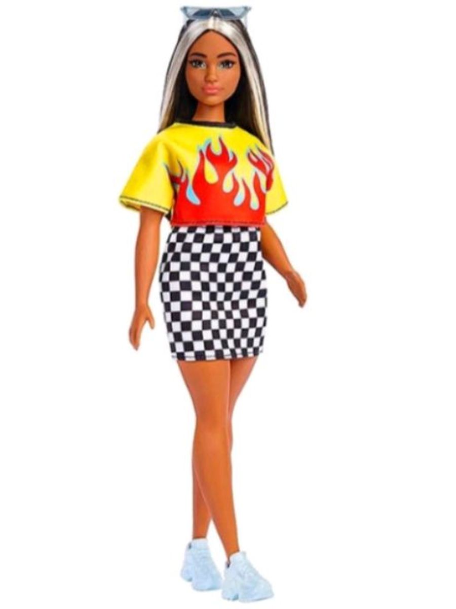 Boneca Barbie Fashionistas Gordinha Morena Plus Size 179 Daisy ...