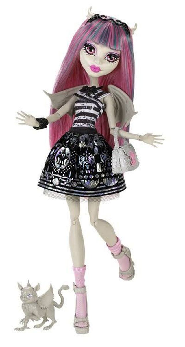 Boneca Barbie Monster High Rochelle Goyle | Brinquedo Mattel Usado ...