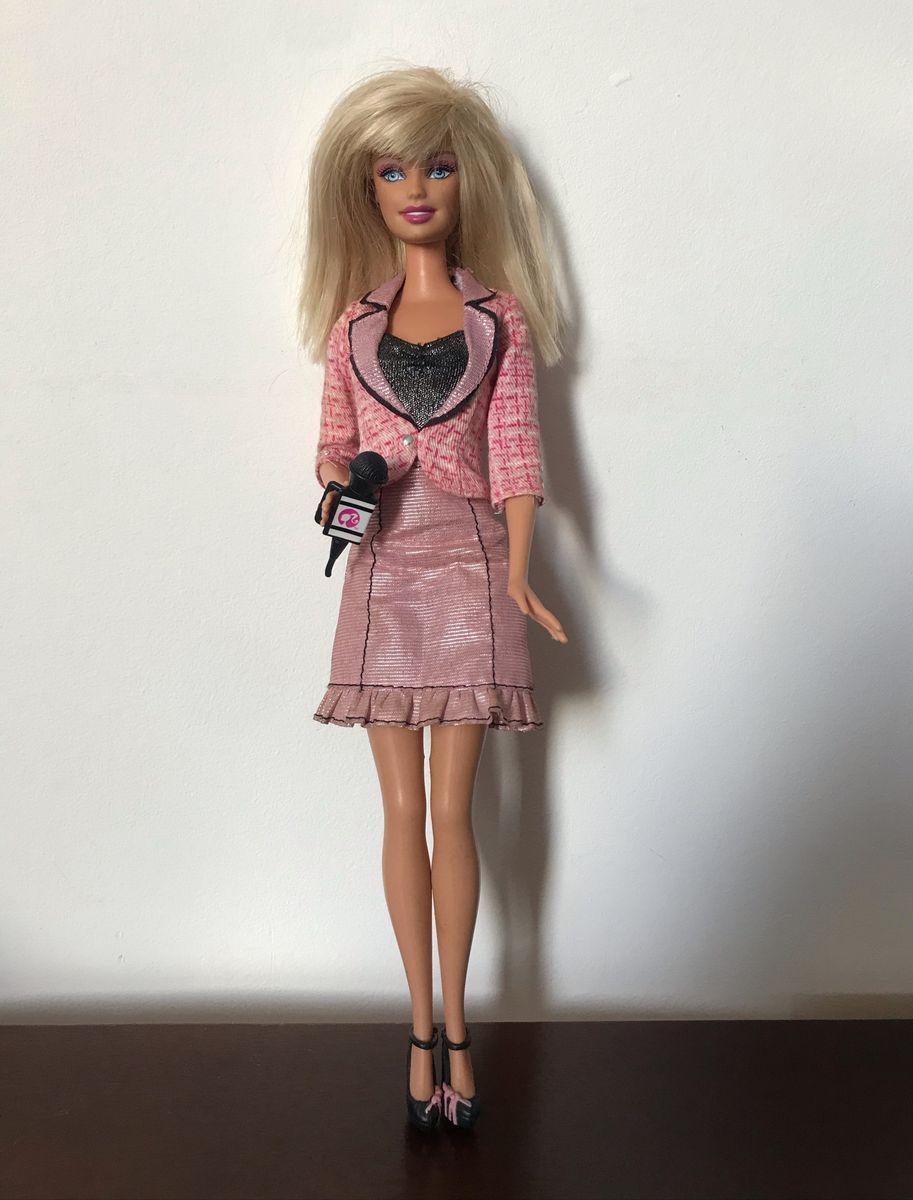 Boneca Barbie Repórter Jornalista | Brinquedo Barbie Usado 42025923 ...