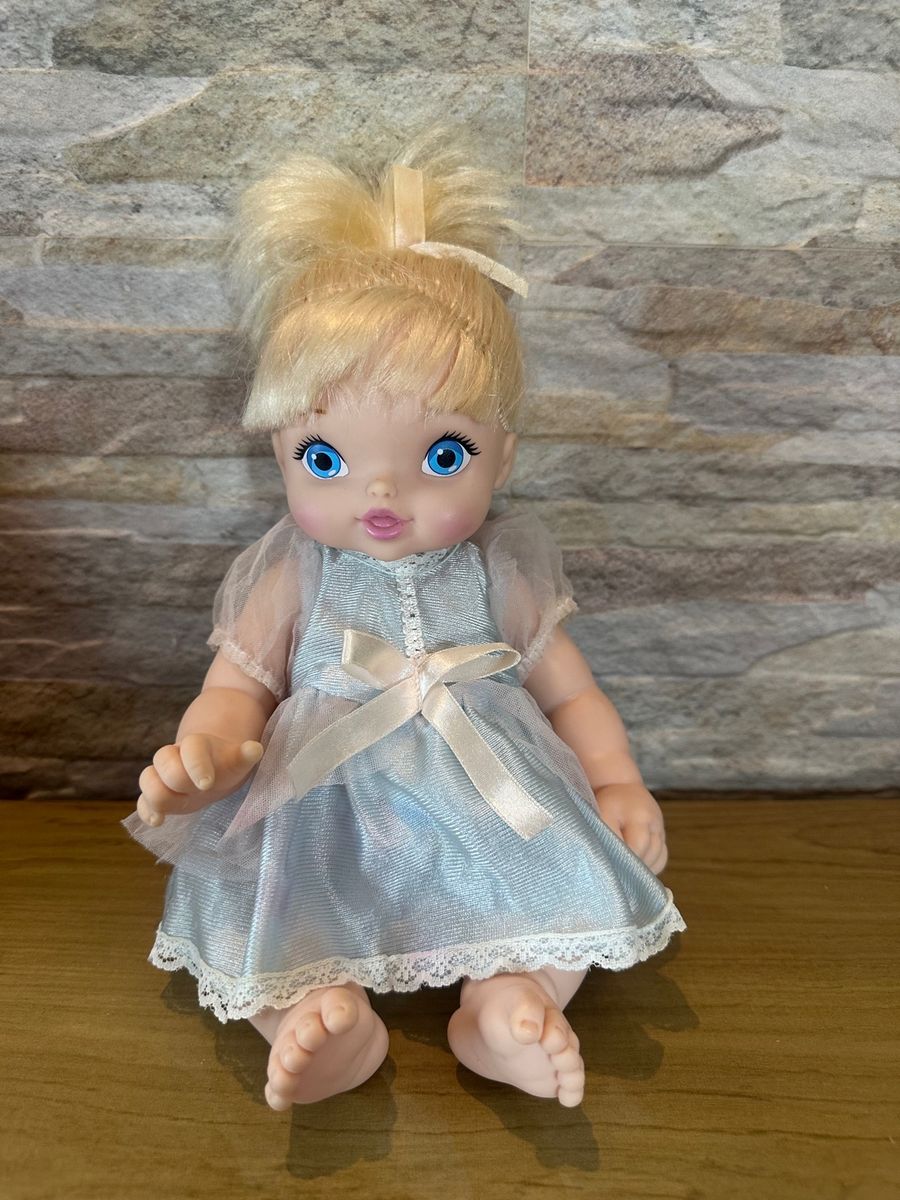 Boneca Bebê Baby da Princesa Cinderela Disney Coltiplás Coleção Ebely ...