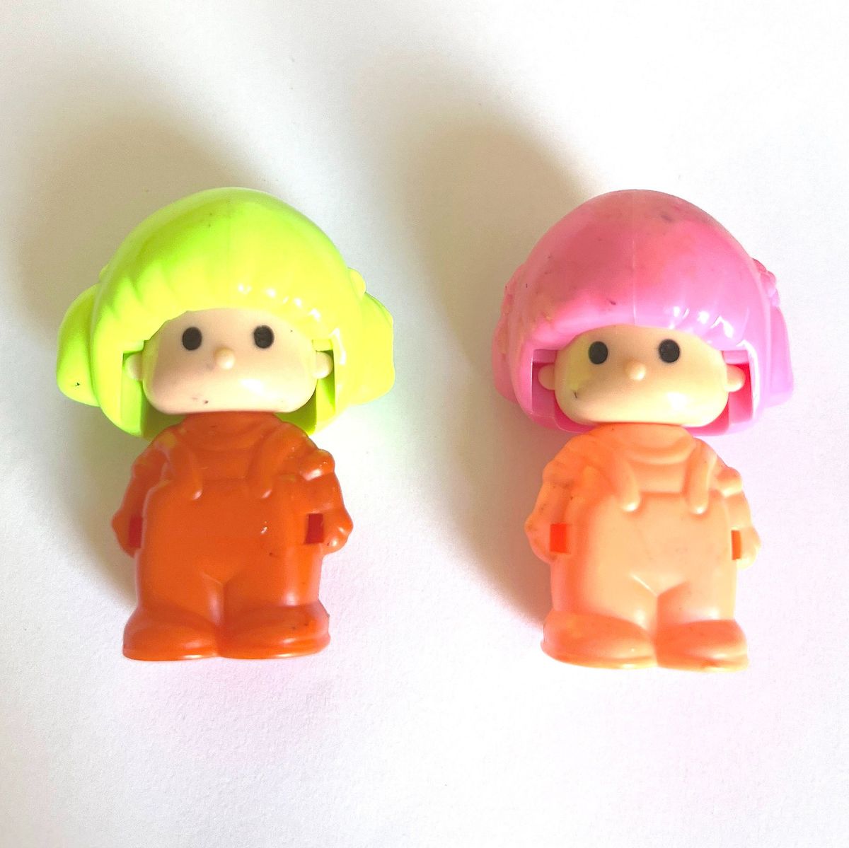 Boneca Bonequinho Pinypon Pin Y Pon Anos 80 Antigo Raro Kit Dupla Duas ...
