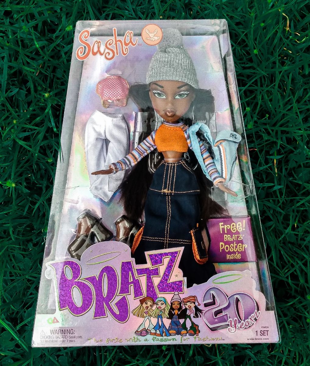 Boneca Bratz Sasha Original Lacrada Edição Especial 20 Yearz ...
