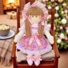 Boneca de Pano Rosa 45cm | Brinquedo Cristy Artes Nunca Usado 143120580 ...