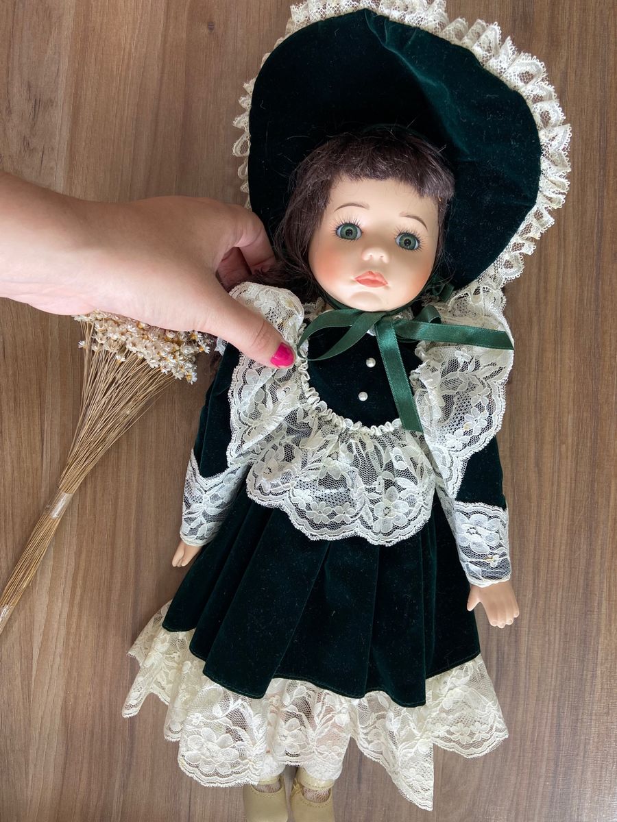 Boneca de Porcelana Antiga | Brinquedo Usado 83360787 | enjoei