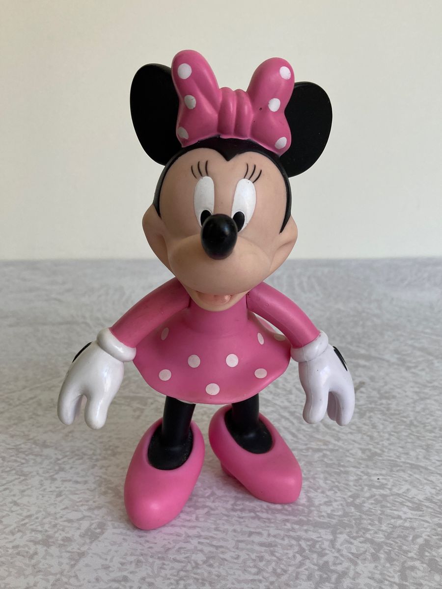 Boneca Enfeite Minnie Mouse Rosa Original Disney | Brinquedo para Bebês ...