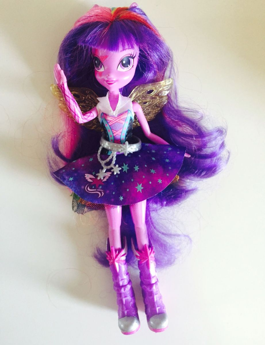 Boneca Equestria Girl - My Little Pony - Twilight Sparkle - Sons | Brinquedo Usado 22243561 | enjoei