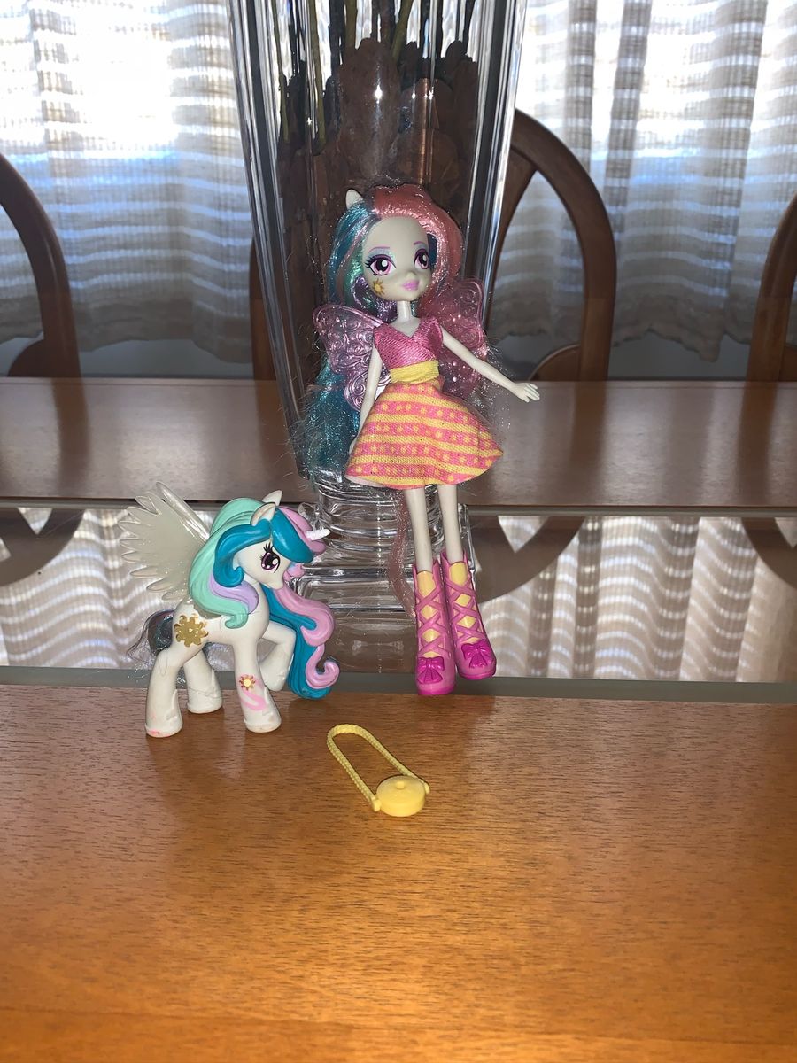 Boneca Equestria Girl Princesa Celestia My Little Poney | Brinquedo Mattel Usado 53342102 | enjoei
