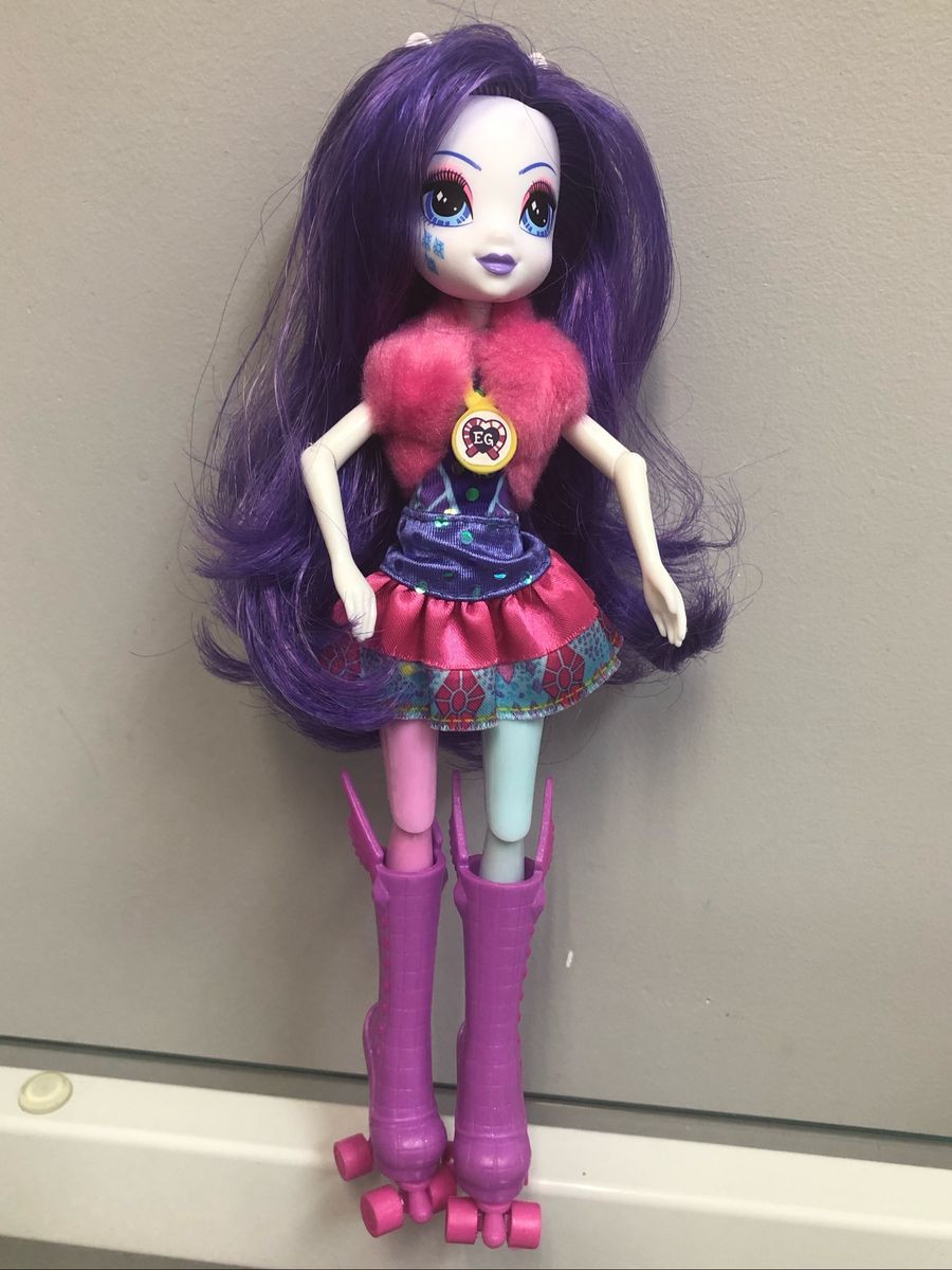 Boneca Equestria Girls Rarity Patins | Brinquedo para Bebês Hasbro Usado 42763168 | enjoei