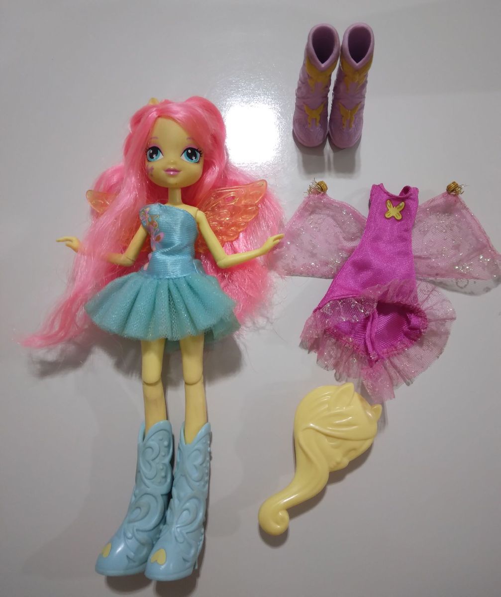 Boneca Fluttershy Equestria Girls | Brinquedo Hasbro Usado 75287726 | enjoei