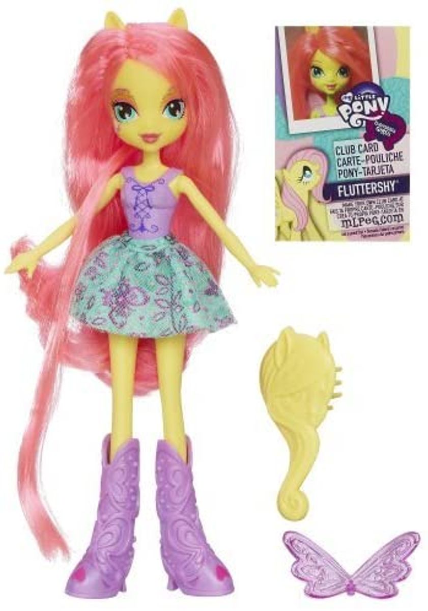 Boneca Fluttershy My Little Pony Equestria Girls | Filme e Série Hasbro Nunca Usado 70869898 ...
