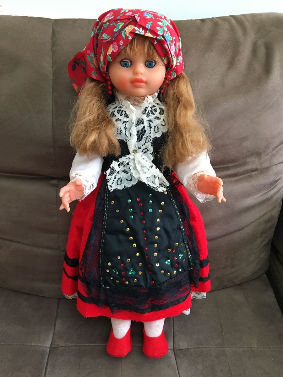 Boneca Grande Típica de Portugal Antiga | Produto Vintage e Retro Usado ...