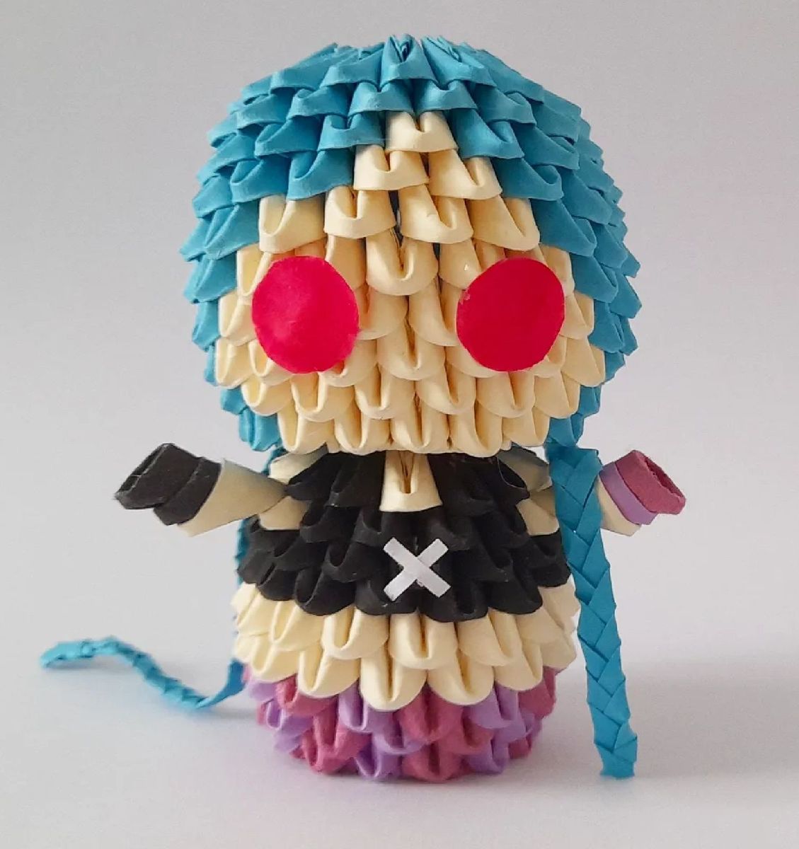 Paperized Crafts: Arcane: Jinx Papercraft League Of, 49% OFF