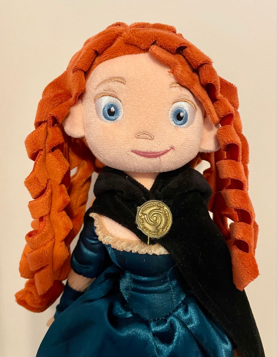 Boneca Merida - Pelúcia Original Disney do Filme Valente | Brinquedo ...