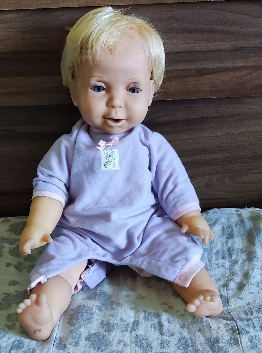 Boneca Miracle Baby Mattel Antiga Funcionando | Brinquedo Mattel Usado ...