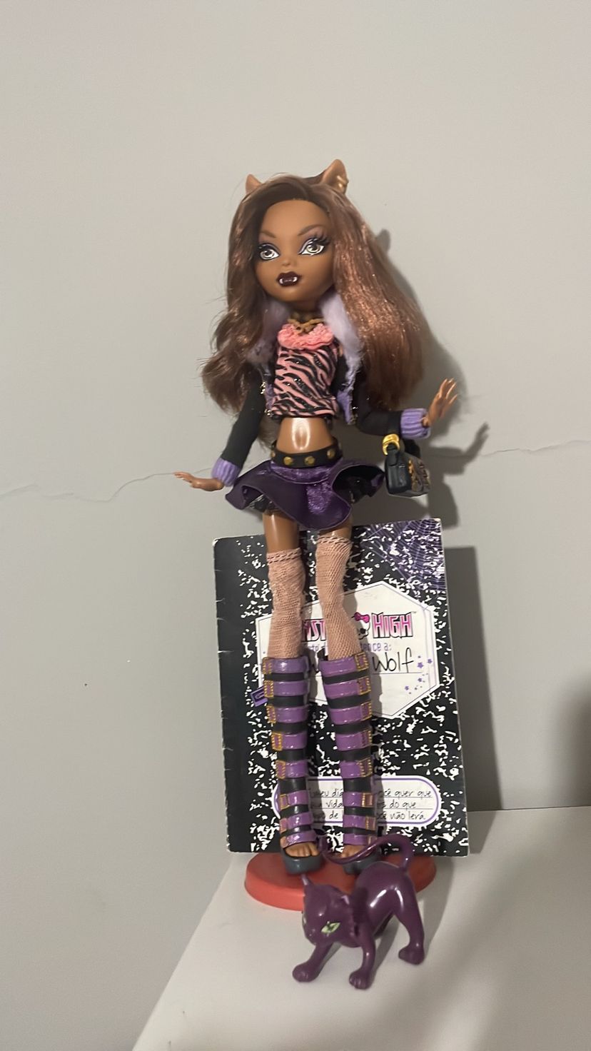 Boneca Monster High Clawdeen Wolf Básica Wave 1 | Brinquedo Mattel Usado 86808416 | enjoei
