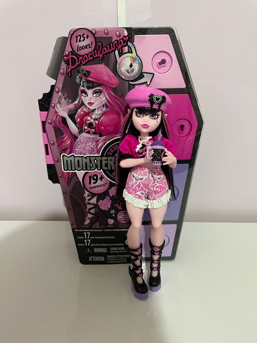 Boneca Monster High Draculaura Skulltimate Secrets | Brinquedo Monster ...