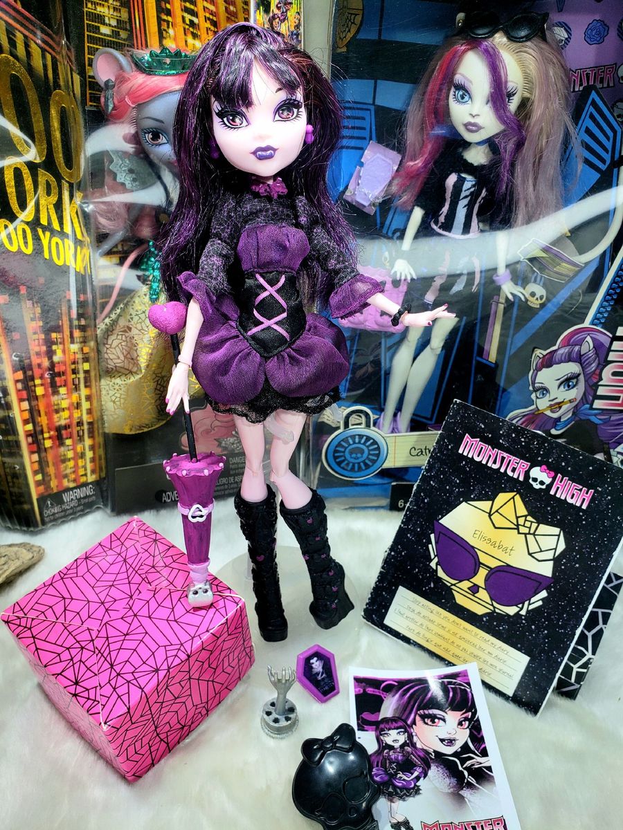 Boneca Monster High Elisabat | Brinquedo para Bebês Mattel Usado ...