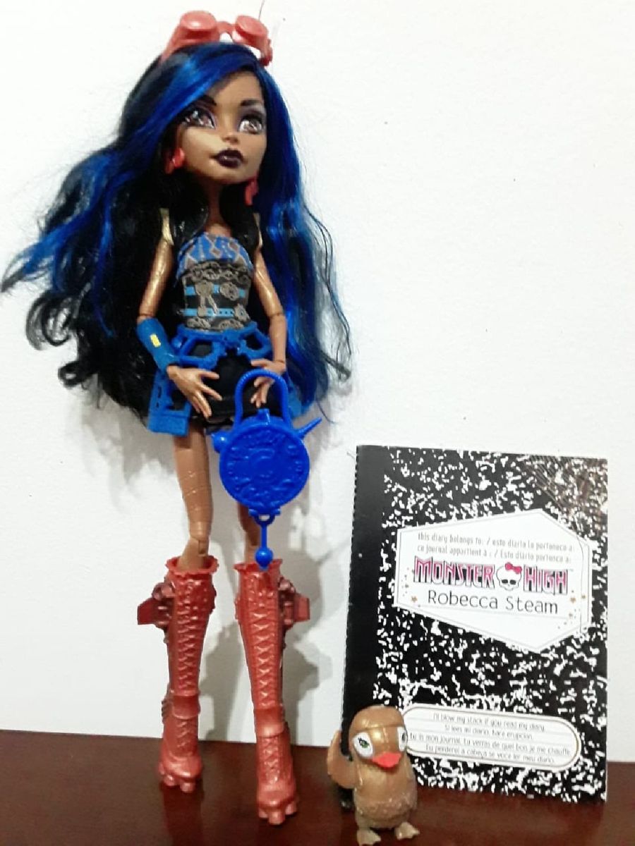 Boneca Monster High Robecca Steam | Brinquedo Mattel Usado 78406292 ...