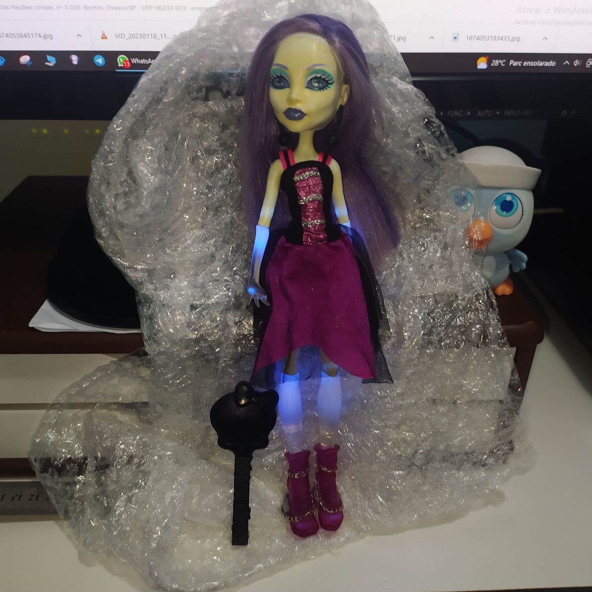 Boneca Monster High - Spectra Vondergeist | Filme e Série Mattel Usado ...
