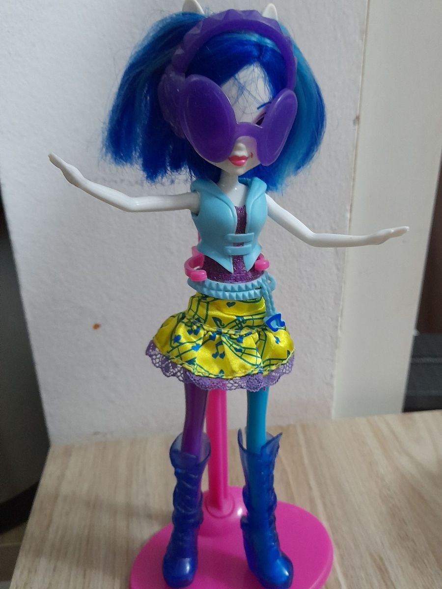 Boneca My Little Pony Equestria Girls Dj Pon | Brinquedo Hasbro Usado 79187001 | enjoei