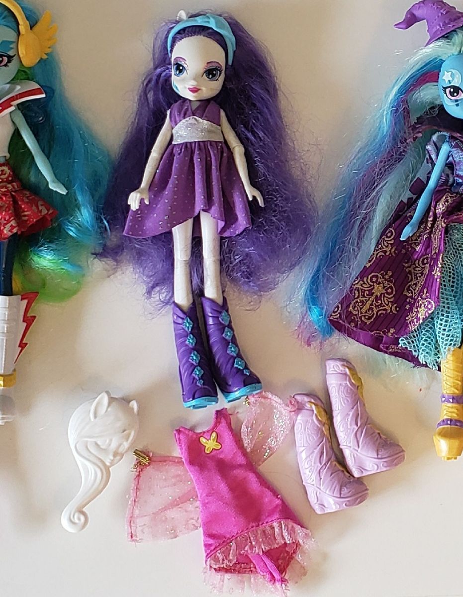 Boneca My Little Pony Equestria Girls Rarity Hasbro | Brinquedo Hasbro Usado 61719830 | enjoei