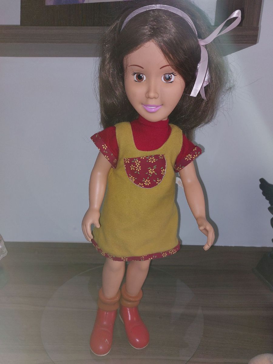 Boneca Narizinho do Sítio do Pica Pau Amarelo Vintage da Grow ...