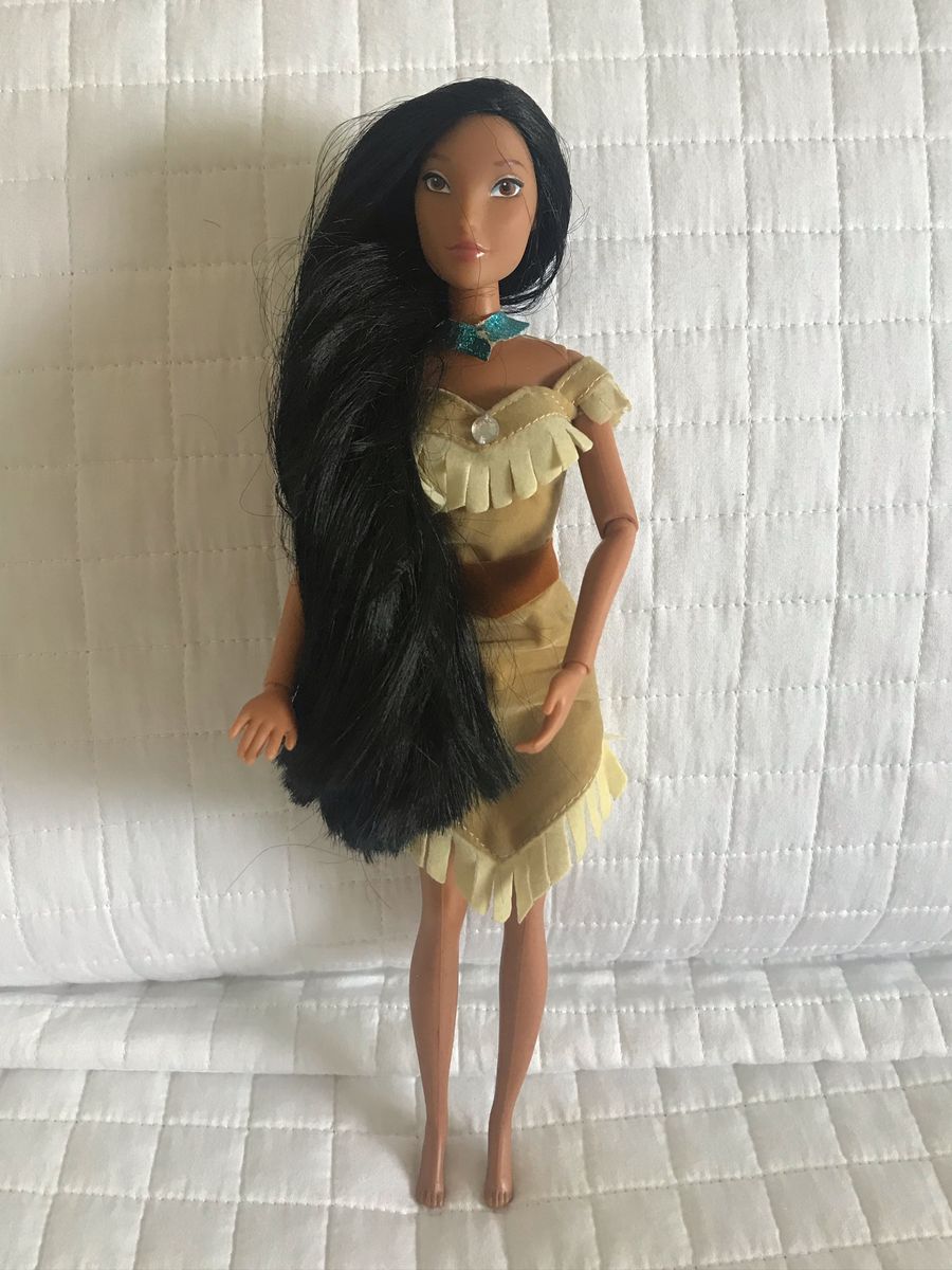 Boneca Pocahontas Disney Original | Brinquedo para Bebês Disney Nunca ...
