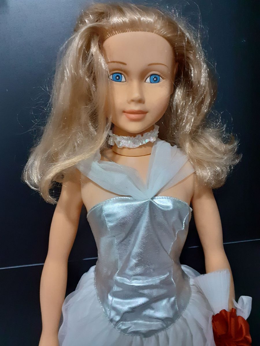 Boneca Stephany Noiva Original 1 Metro | Brinquedo Acalento Usado ...