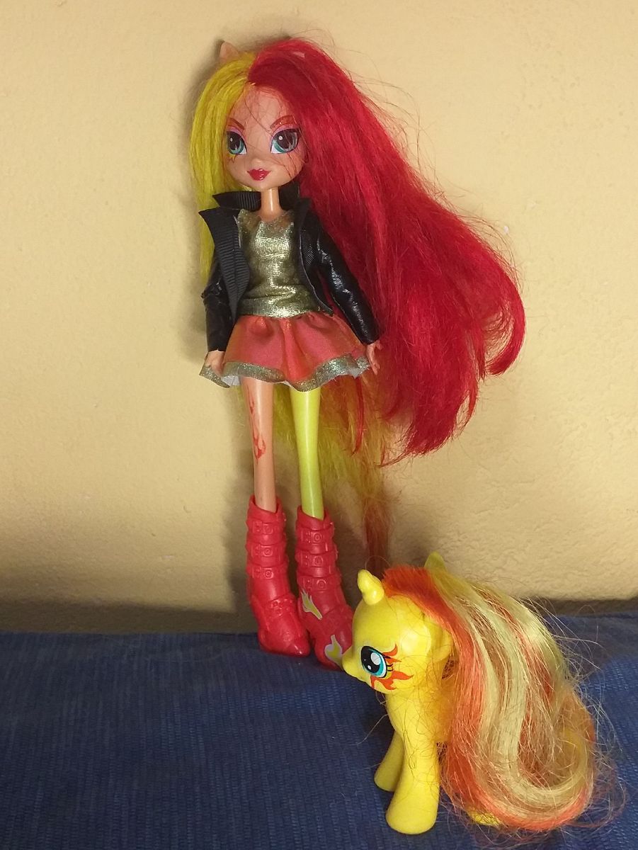 Boneca Sunset Shimmer Equestria Girls | Brinquedo Hasbro Usado 69773953 | enjoei