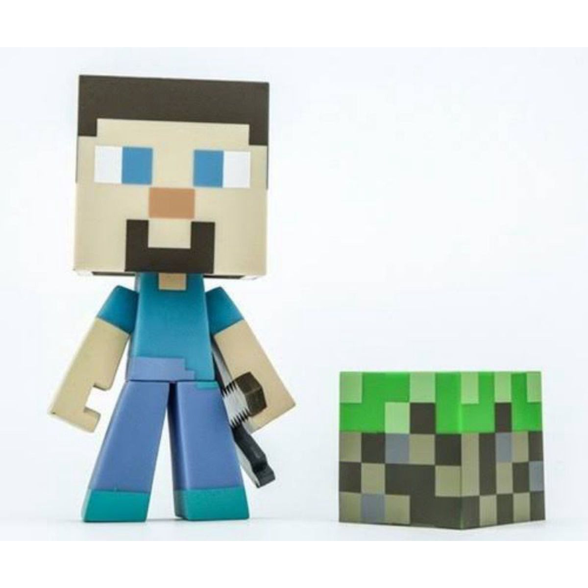 Boneco Action Figure Steve Minecraft Articulável Mojang Original ...