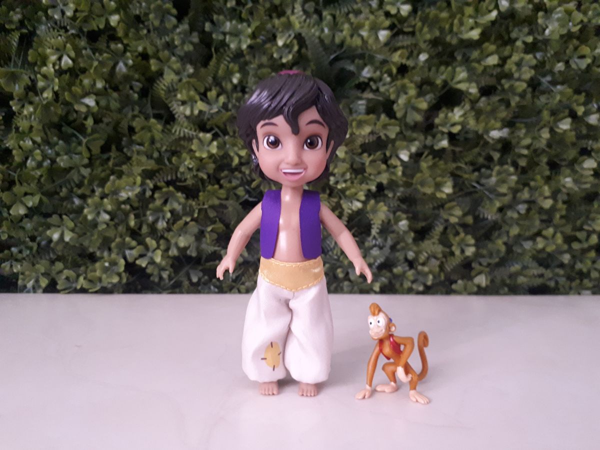 Boneco Aladdin Mini Animators Disney Store Novo | Brinquedo Disney ...