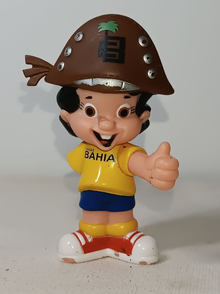 Boneco Antigo Baianinho Das Casas Bahia 09cm Colecionável Ver Descrição ...