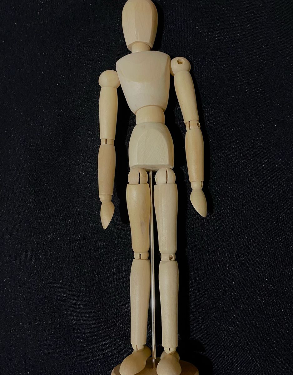 Boneco Articulado P/ Desenho Corpo Humano Quadrinhos Mangá Grande Poses ...