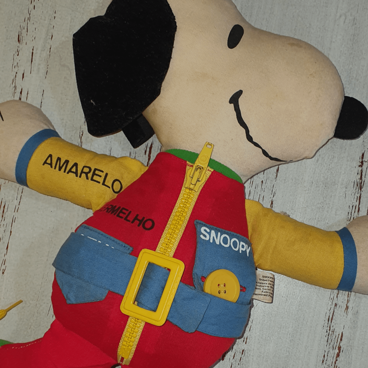 Boneco Brinquedo Snoopy Ensina Você a Se Vestir Vintage Anos 80 Estrela ...
