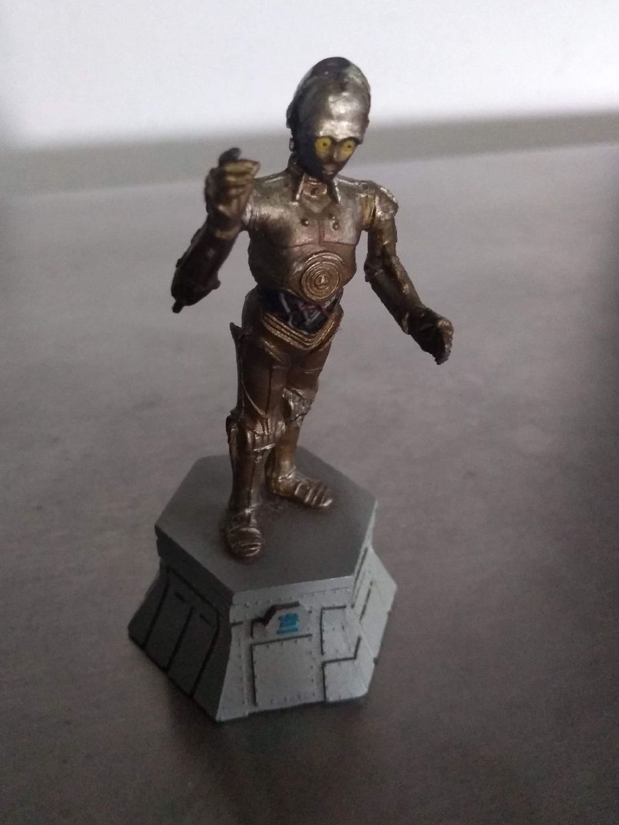 Boneco C3-po Star Wars Estremamente Detalhado Colecionável de Ferro ...