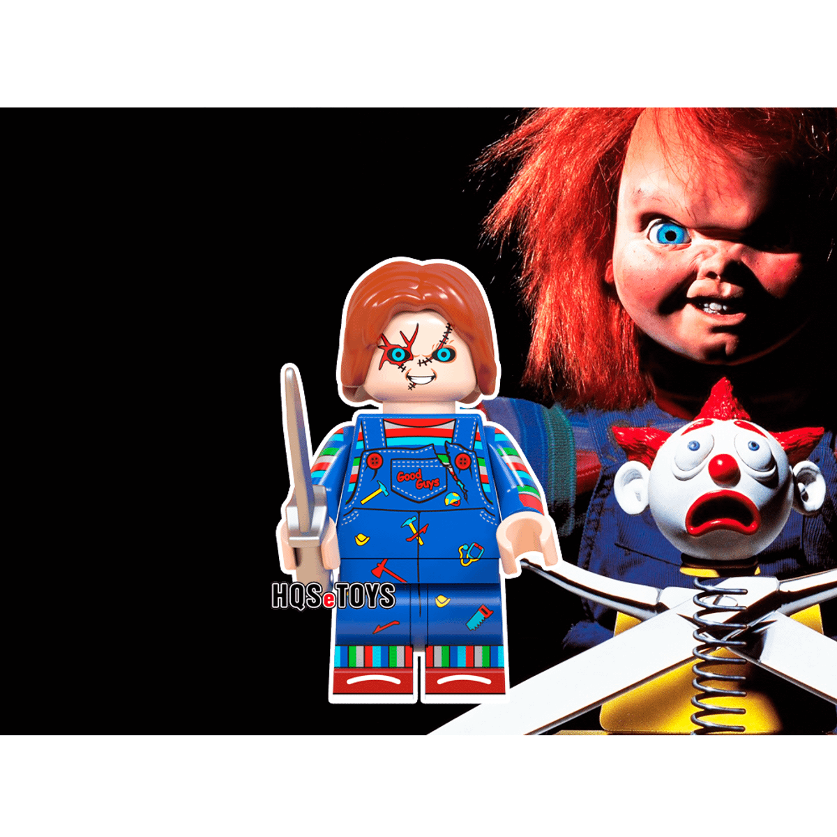 Boneco Chucky O Brinquedo Assassino Filme Minifigura de Blocos de ...