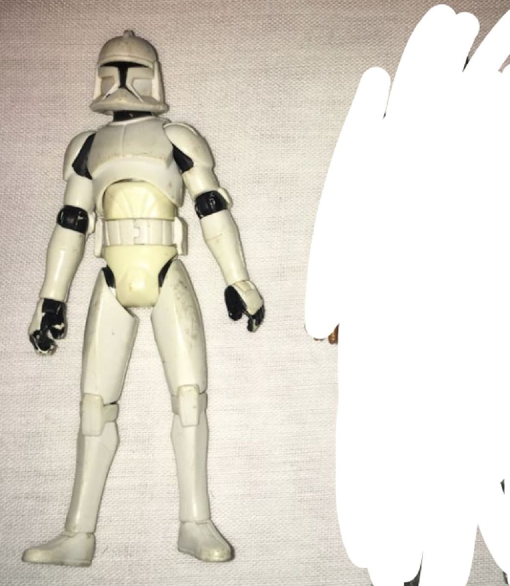 Boneco Clone Trooper Star Wars 2008 Usado Bom Estado Conforme Fotos ...