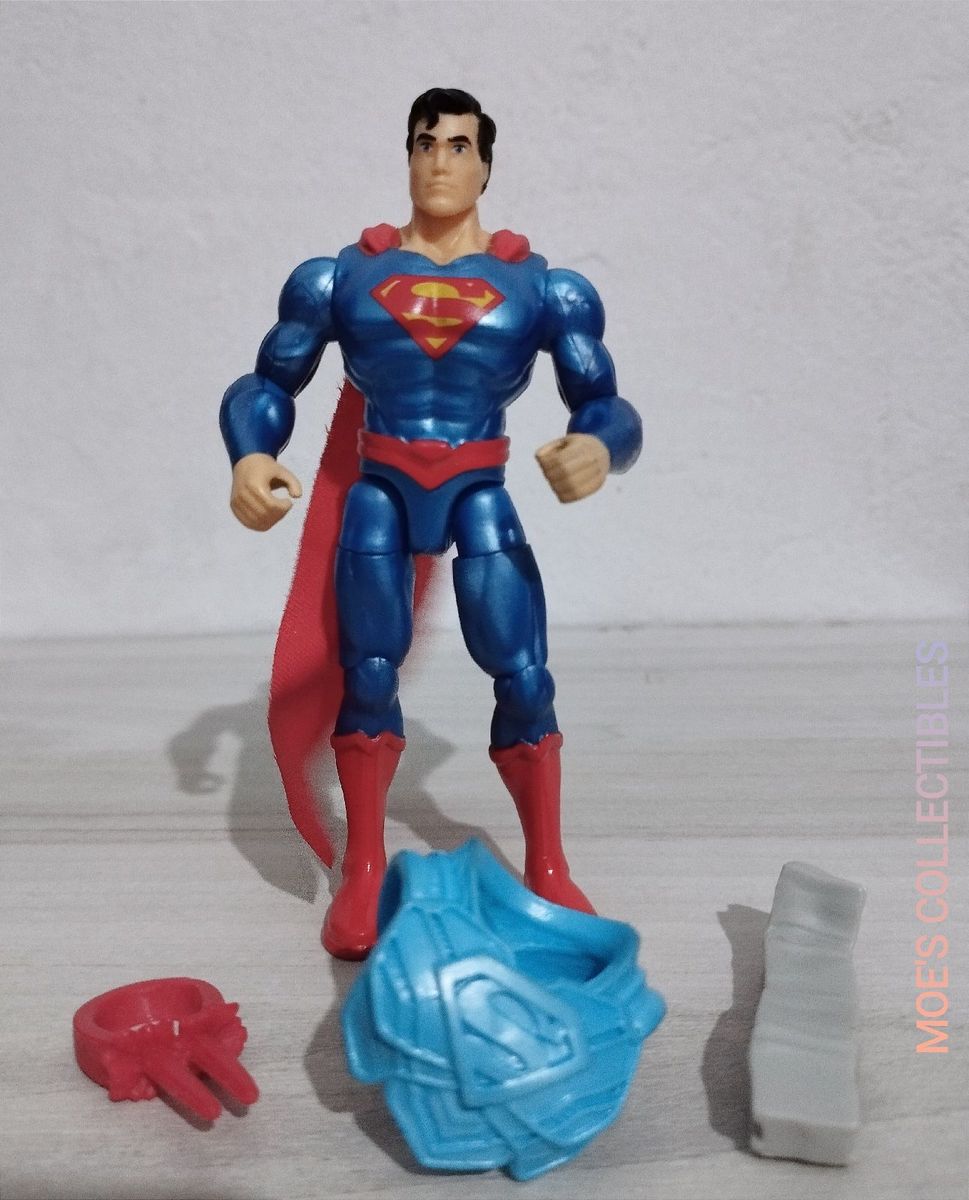 Boneco Dc Comics Superman (super Homem Versão Metálica) Spin Master ...