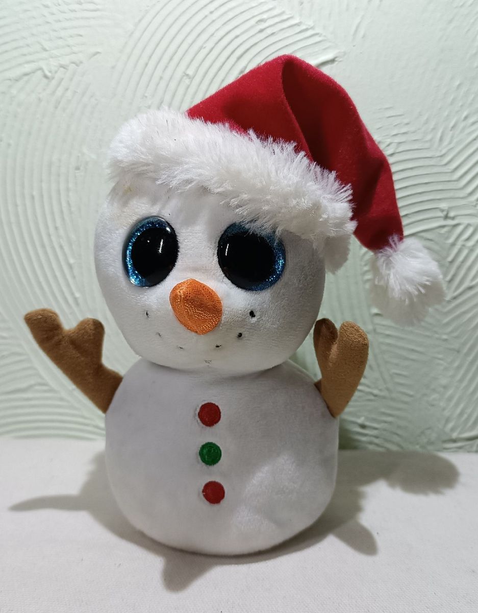 Boneco de Neve Ty Beanie Boos 15cm Colecionável Ver Descrição | Produto ...